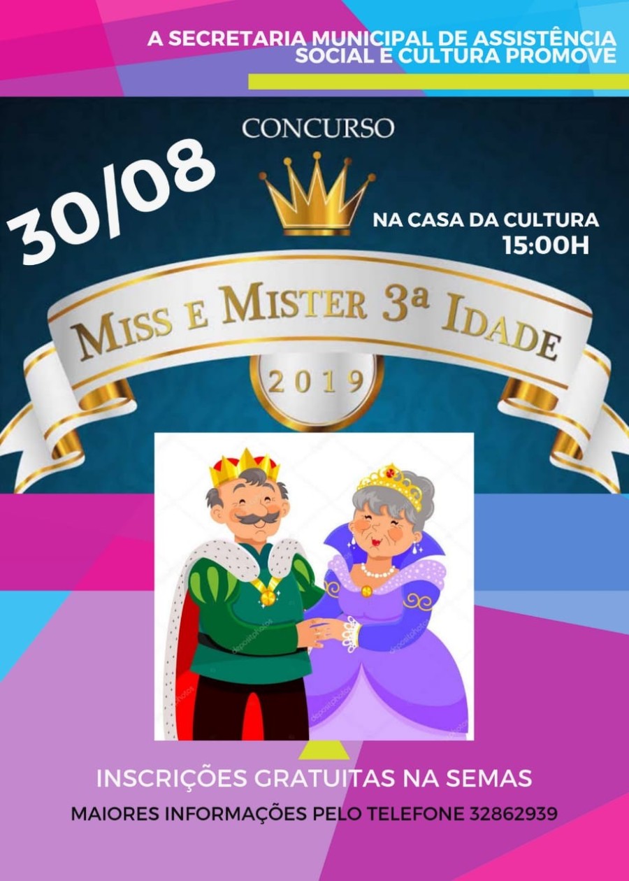 Assistência Social realiza concurso “Miss e Mister 3ª Idade” em Capitão ...